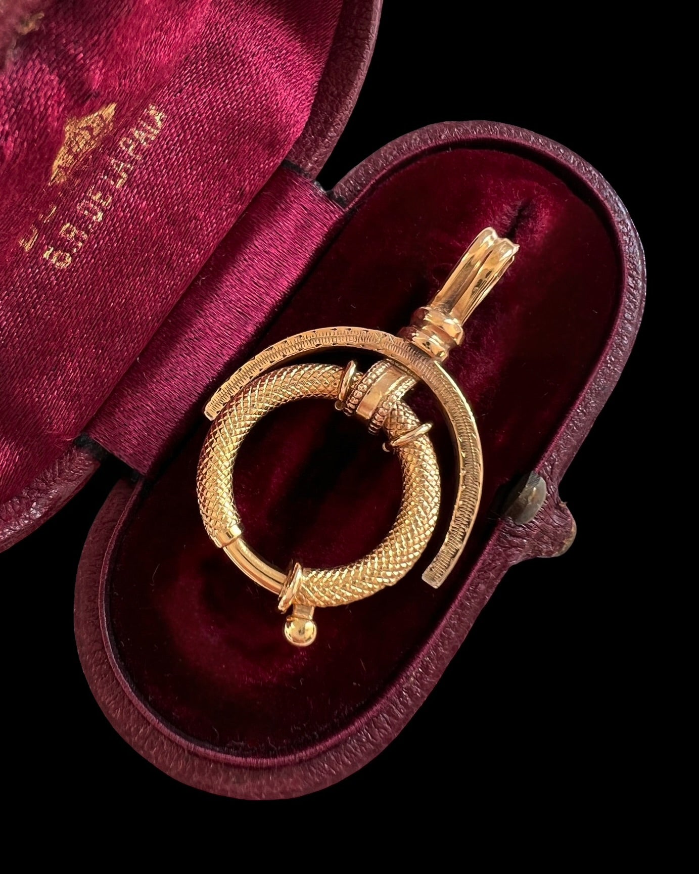 LARGE 9CT GOLD BOLT RING BAIL – The Old Cut