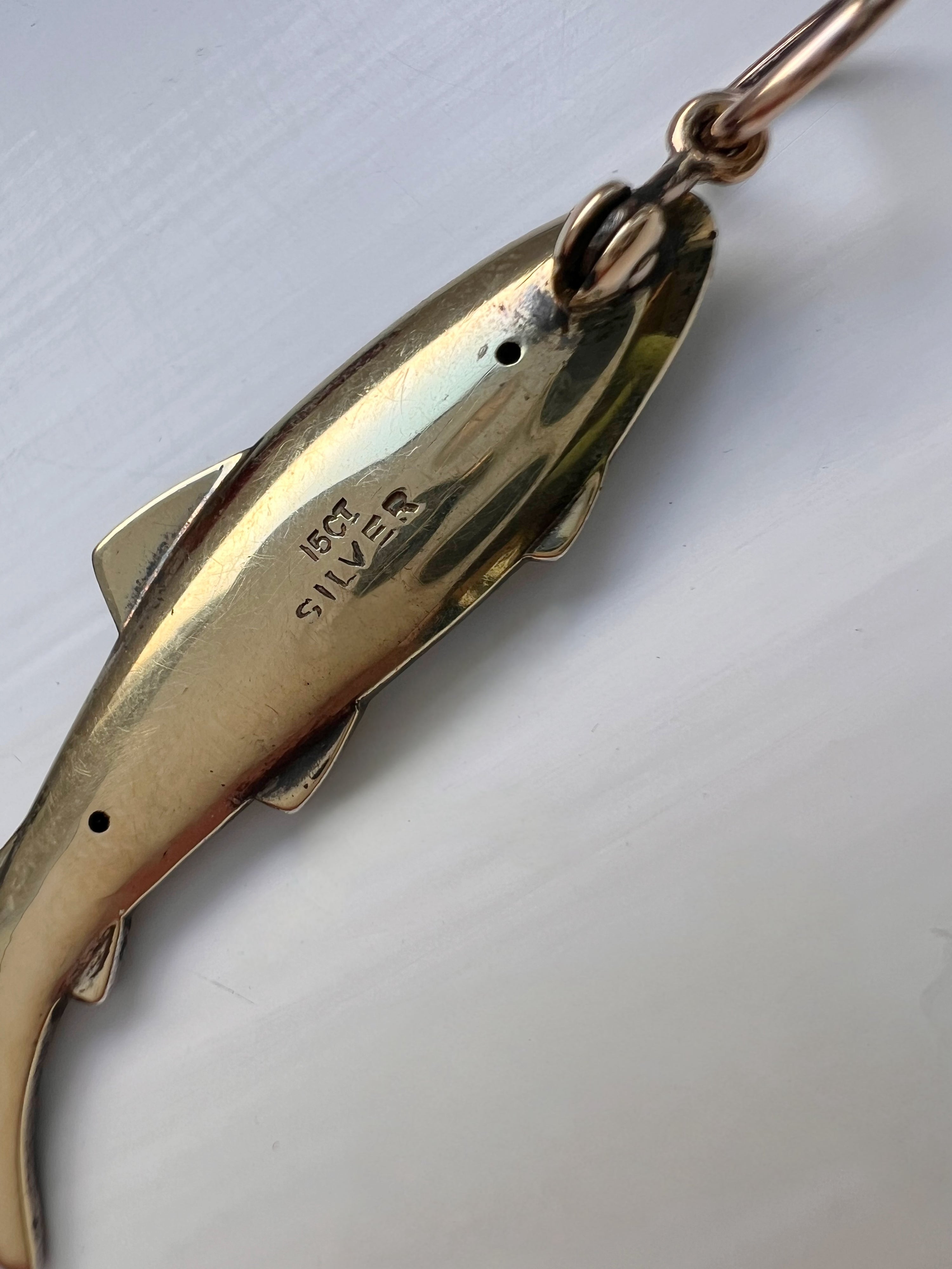 VICTORIAN ENAMEL FISH PENDANT – The Old Cut